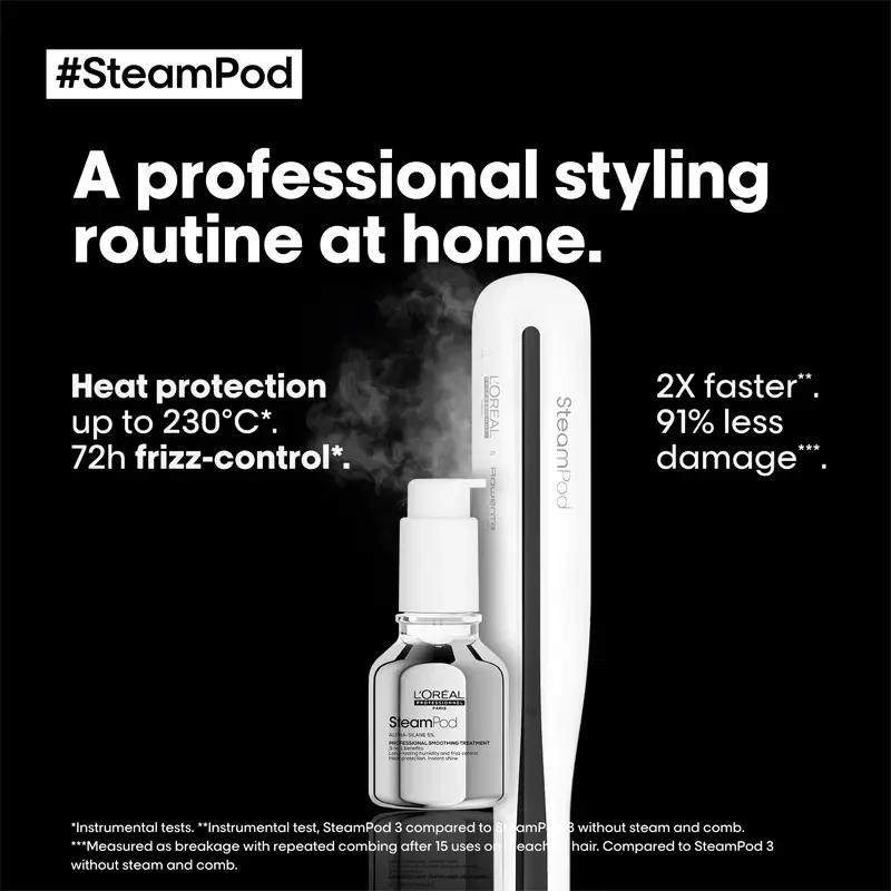 L’Oréal Professionnel Steampod 3.0 & SteamPod Smoothing Treatment 50ml ...