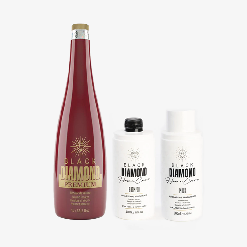 Black Diamond Premium Protein & Home Care Kit | Haarglading