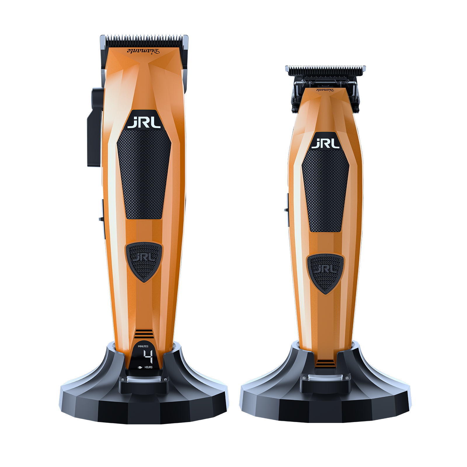 JRL Diamante Hair Clippers & Trimmer Combo | Professional Set Orange