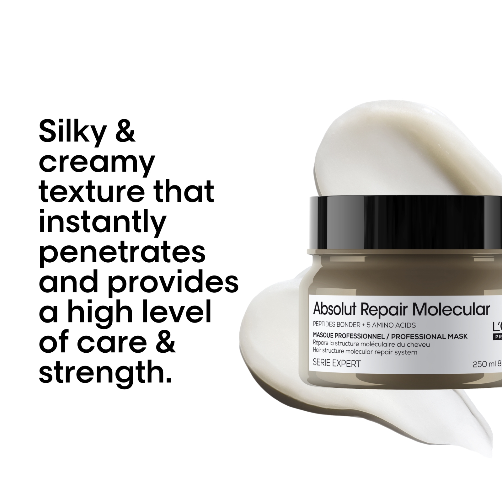 Absolut Repair Molecular Mask 250ml | +94% Strength | L'Oréal Pro
