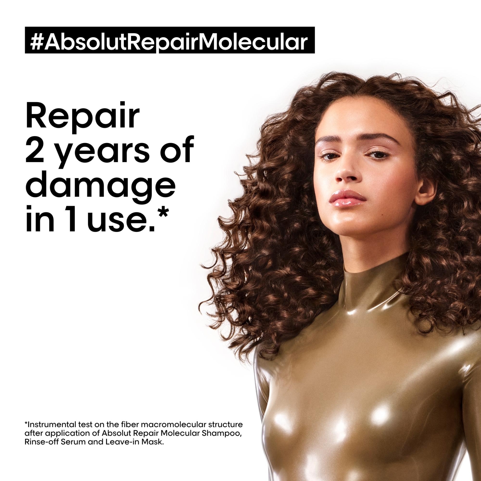 Absolut Repair Molecular Leave-In Mask 50ml | L'Oréal Pro
