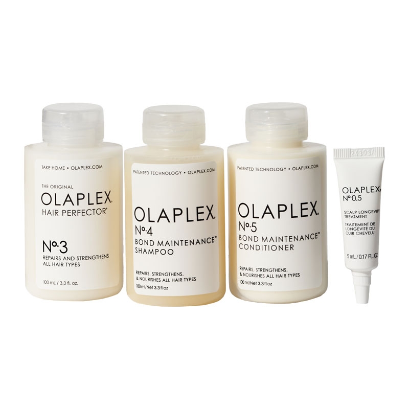 OLAPLEX Greatest Strength Set | 4-Step Hair & Scalp Repair Kit