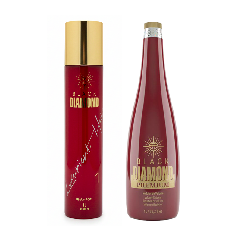 Mutamba Luxuriant Hair & Black Diamond Premium Protein Kit - 2x1000ml ...