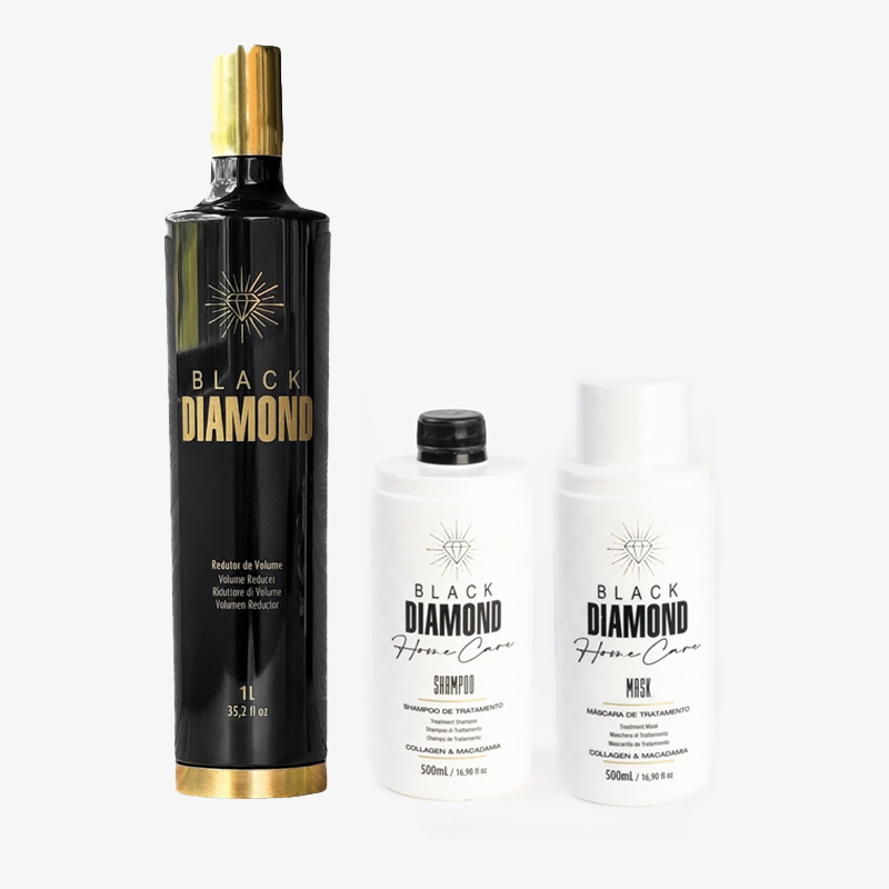Black Diamond Volume Reducer & Home Care Kit | Brazilian Smoothing